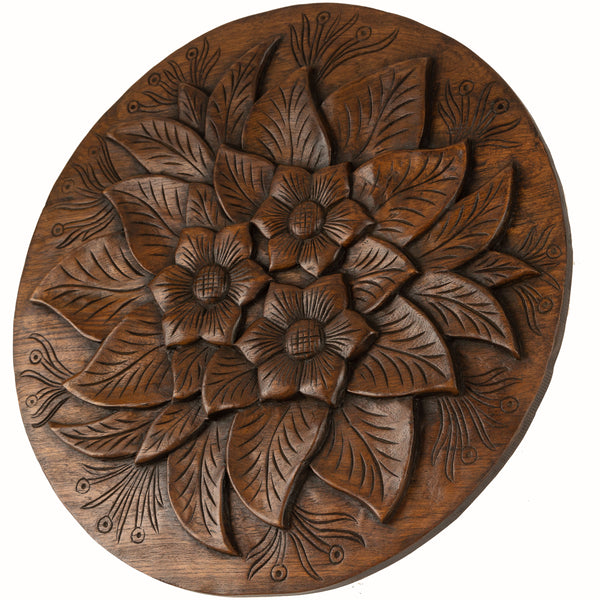 Asian Home Decor. Unique Wall Art Wood Carved Wall Plaques – Asiana ...