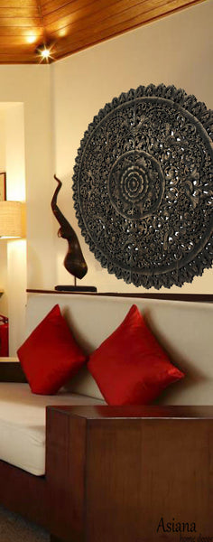 Best Asian Home Decor Selections. Elegant Wood Carved Wall Panels ...